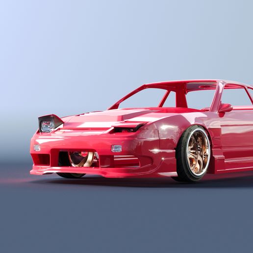 🚗 Nissan S13 ONEVIA ORIGIN LABO AGRESIVE body・ 3D File for 3D printing ...