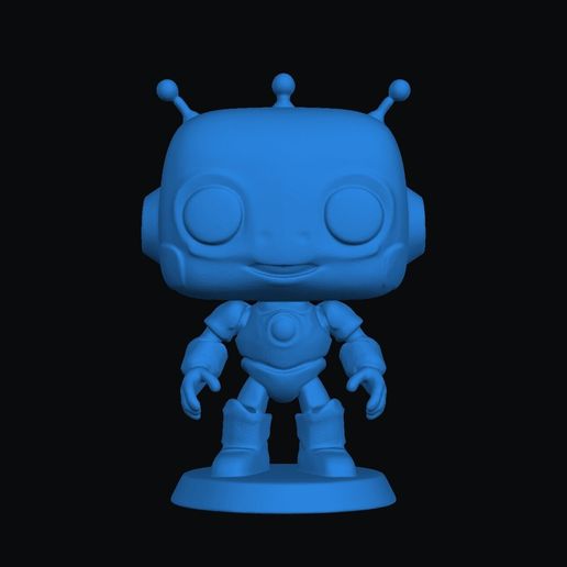 STL file Robot Funko pop 🤖 ・Model to download and 3D print・Cults