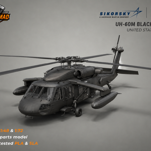 🦅 Sikorsky UH-60M Black Hawk - Next-Gen Utility Helicopter - High ...