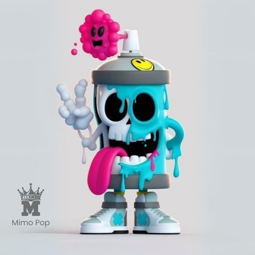 🧑‍🎨 Street style | graffiti | Urban art・ STL File for 3D printing・Cults