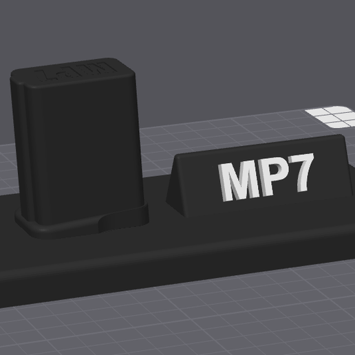 🔫 Airsoft MP7 Stand/Display・ STL File for 3D printing・Cults