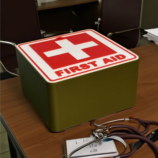 ⚕️ First Aid Kit・ STL File for 3D printing・Cults