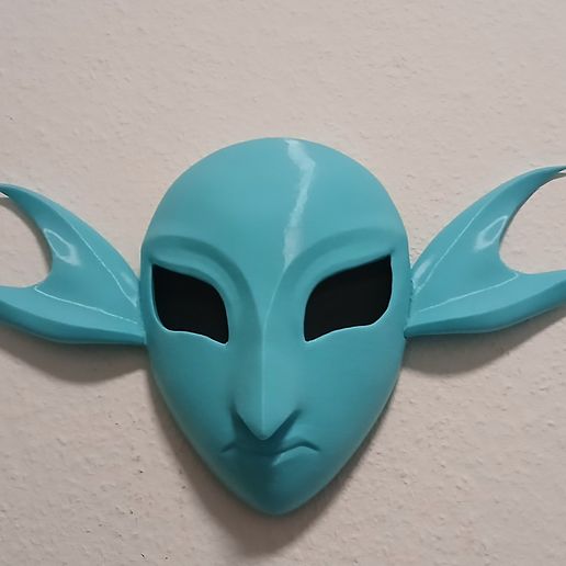 3D printable Wearable/Display - Zora Mask from Majora's Mask • made ...