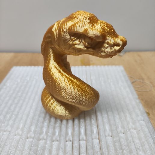 Free STL file Snake head sculpture 🐍 (3MF)・3D printer model to download ...