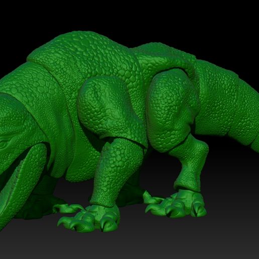 1 12 scale Dewback articulated with saddle・ STL File for 3D printing・Cults