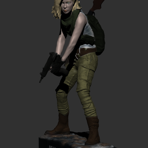 🧟 Grace Ashcroft Requiem re9 Figure Action・ STL File for 3D printing・Cults