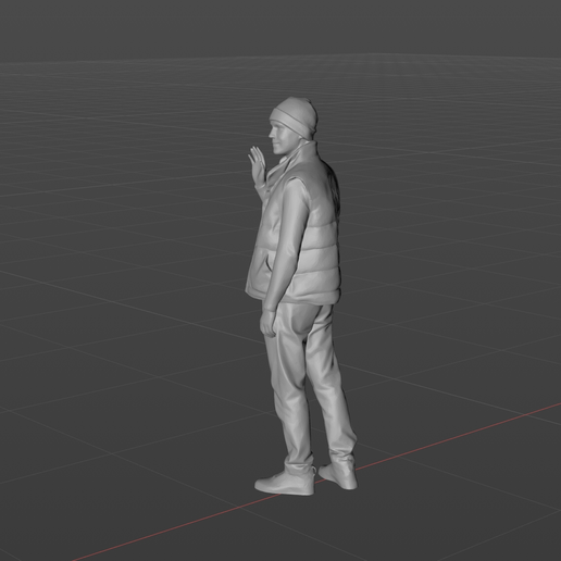 👦 1/64 3D digital model of a boy saying hello・ STL File for 3D printing ...