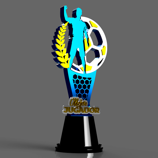 🏆 TROFEO MEJOR JUGADOR / BEST PLAYER TROPHY・Archivo STL para ・Cults