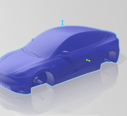 👽 TESLA MODEL Y 3D STL FULL BODY・ 3D File for ・Cults