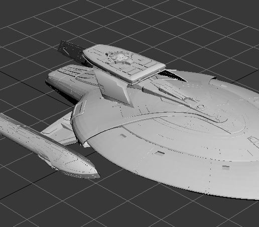 OBJ file Federation - Kensah -Class Cruiser 🖖 ・3D print model to ...
