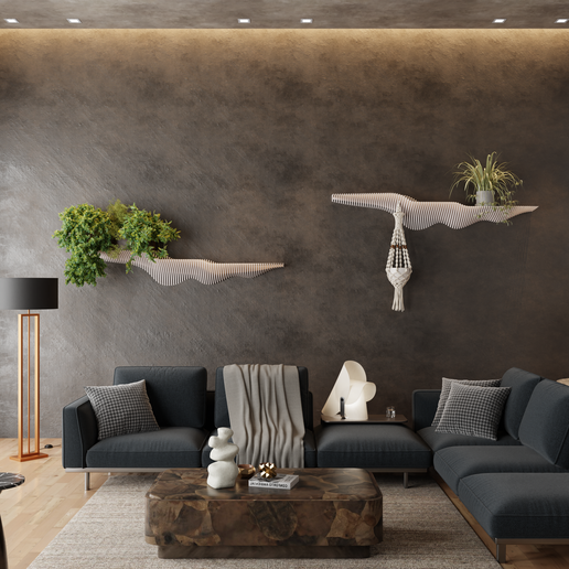 🏛️ Parametric Shelf Design・ STL File for 3D printing and CNC machining ...