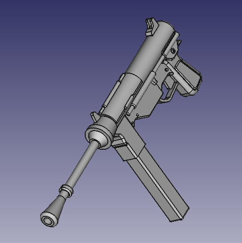 STL file M3 SUBMACHINE GUN PROP GUN DIORAMA PROTOTYPE CONCEPT 🔫 ・Model ...
