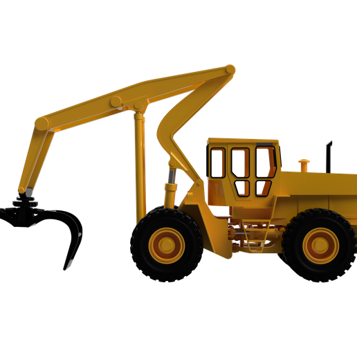 🌆 1641H high rise grapple loader HO scale 1:87・ STL File for 3D ...