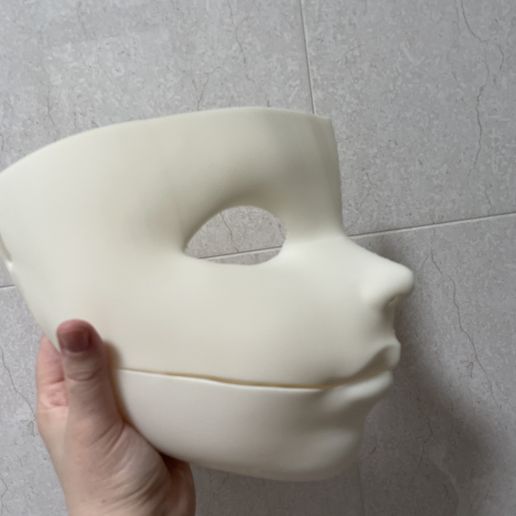 👽 Life-size Anime Horror Mask・ STL File for ・Cults