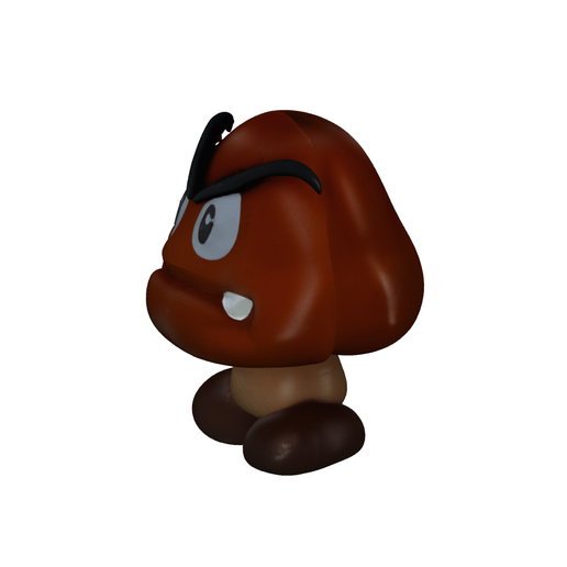 👧 Goomba Super Mario・ STL File for 3D printing・Cults