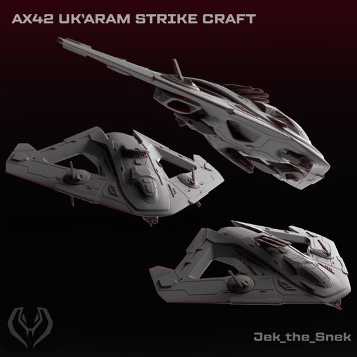 ️ AX42 UK'ARAM STRIKE CRAFT・ STL File for 3D printing・Cults