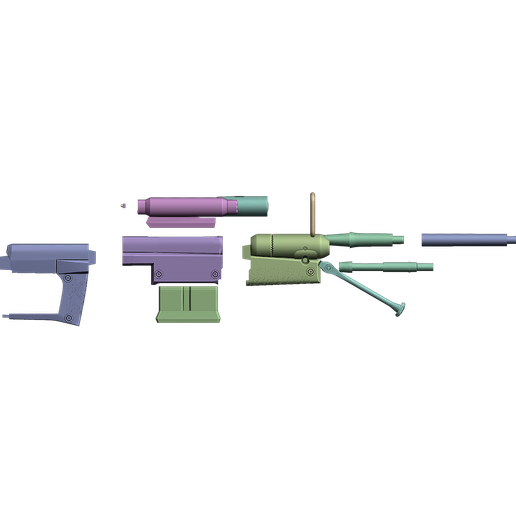 🔫 SRS99C-S2 AM Sniper Rifle Halo Combat Evolved Replica Prop・ 3D File ...