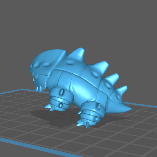 🪨 Aron. Lairon, Aggron and Mega Aggron 3D model・ STL File for 3D ...