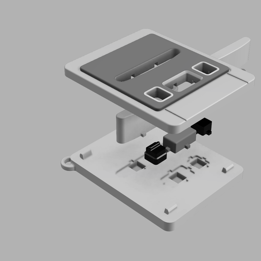 STL file Retro SNES Console Clicker inc Keyring 🗝️ (3MF)・3D printing ...