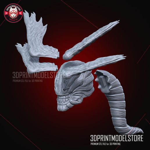 🪖 Mahoraga Mask - Jujutsu Kaisen Cosplay Helmet - Halloween Costume・ 3D ...