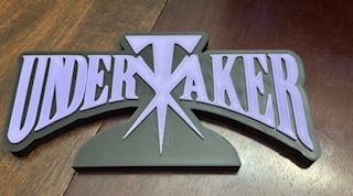 3D print 4x UNDERTAKER (WWE) Logo Displays by MANIACMANCAVE3D • made ...