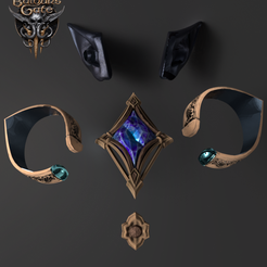 3D file Baldur's Gate 3 Viconia DeVir Priestess Dress Cosplay 👗 ・3D ...