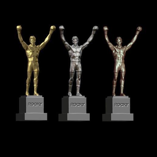 STL file Rocky Fanart 👾 ・3D print design to download・Cults