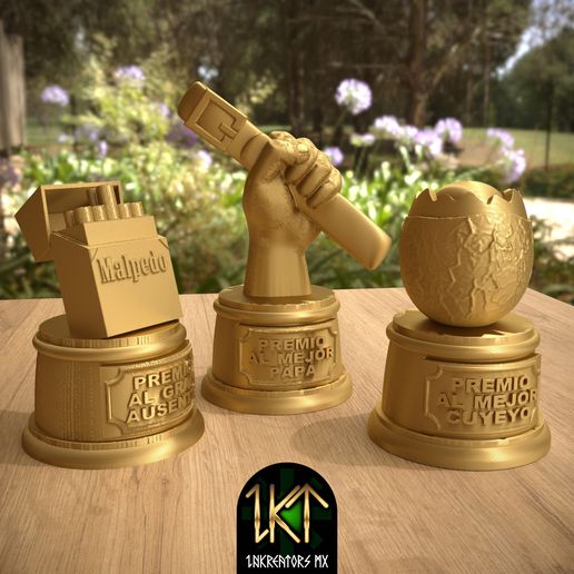 🚩 FATHER'S DAY TROPHIES・ STL File for 3D printing・Cults