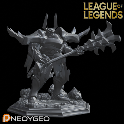 🎲 MORDEKAISER - LEAGUE OF LEGENDS・ STL File for 3D printing・Cults