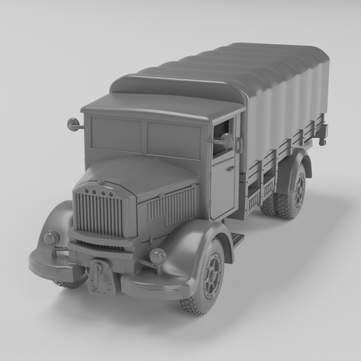 🚚 Lancia Ro Heavy truck 4x2 (Italy, WW2)・ 3D File for ・Cults