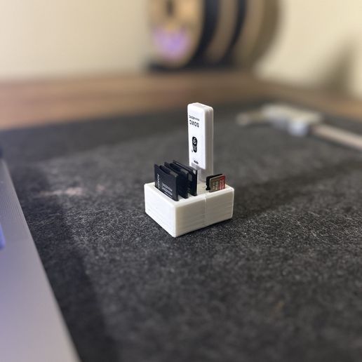 STL file SD Card Orginizer 🧞‍♂️ ・Template to download and 3D print・Cults