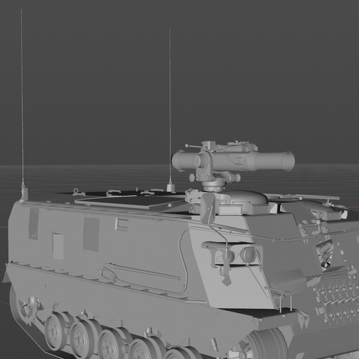 🗺️ Swedish Pvrbv 551 anti-tank missile launcher 3D model material・ OBJ ...