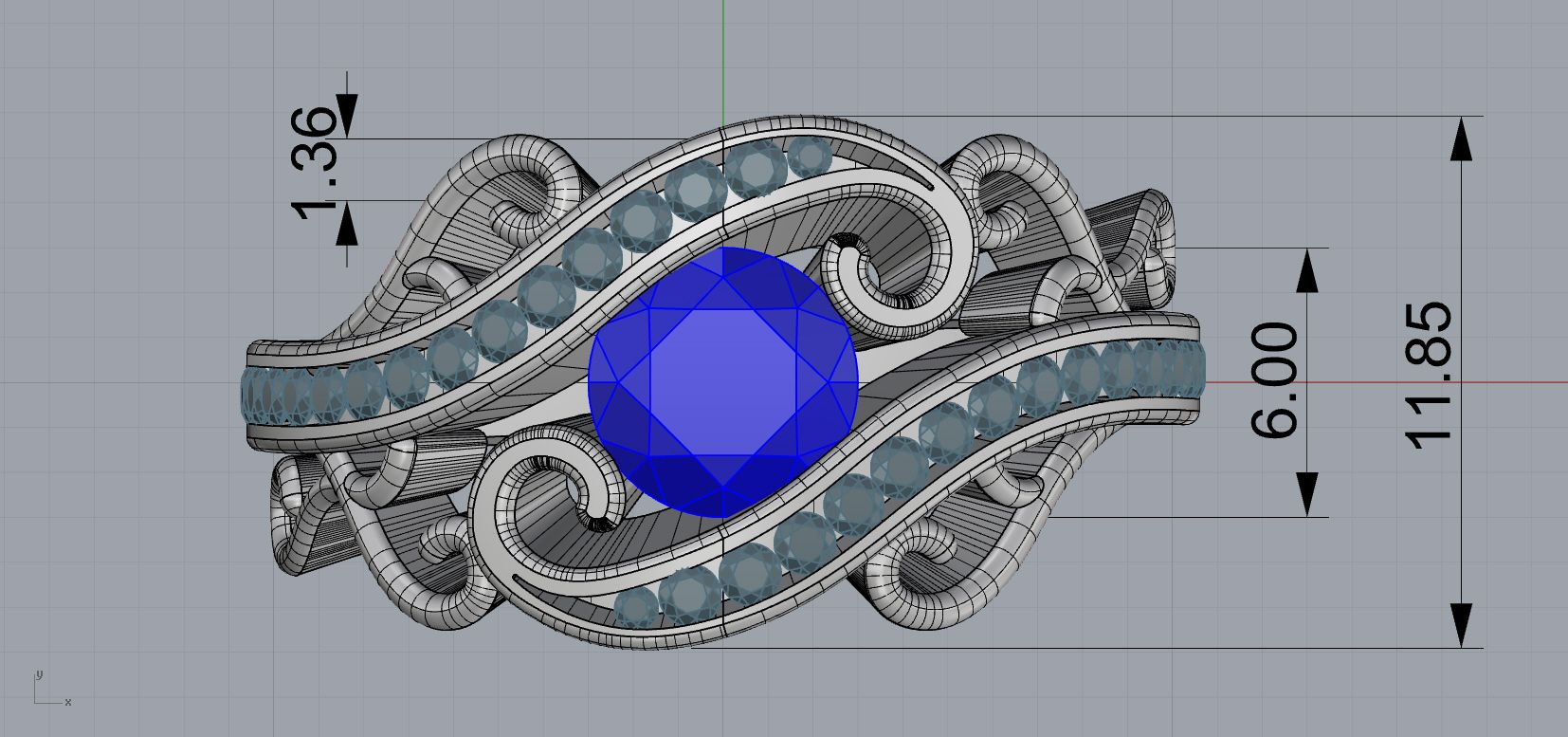 Descargar archivo STL Anillo de filigrana • Modelo imprimible en 3D ・ Cults