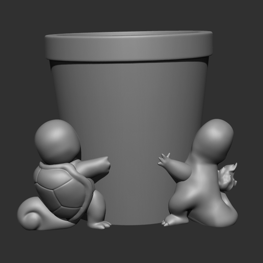 🪴 Pokémon Planter・ STL File for 3D printing・Cults