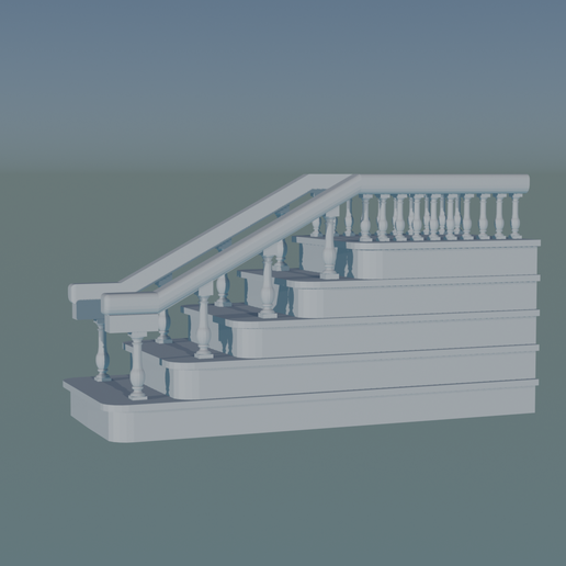 🪜 3D Staircase STL Model・ STL File for 3D printing・Cults