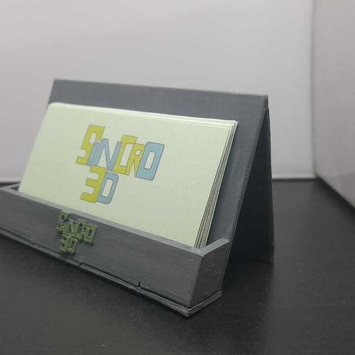 Free STL file Customizable card holder 🏢 ・3D printing design to ...