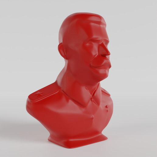 STL file Stalin bust 👤 (OBJ)・3D printer design to download・Cults