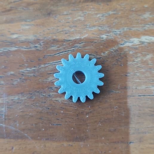 ⚙️ Gear 17 Teeth Small・ STL File for ・Cults