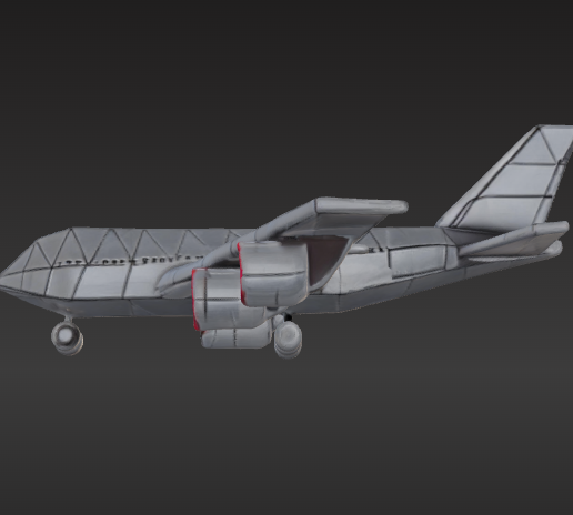 Free STL file Low-Poly Airplane 🛩️ ・Model to download and 3D print・Cults