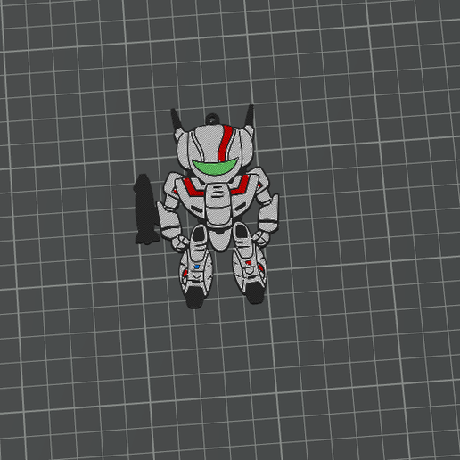 3D file LLAVERO VERITECH ROBOTECH / KEYCHAIN / IMÁN (STL Y 3MF) 🗝️ ...