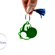 Free STL file YOSHI KEYCHAIN 🗝️ (GCODE)・3D print design to download・Cults