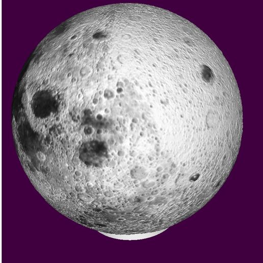 🌙 Moon lamp・Free STL File for ・Cults