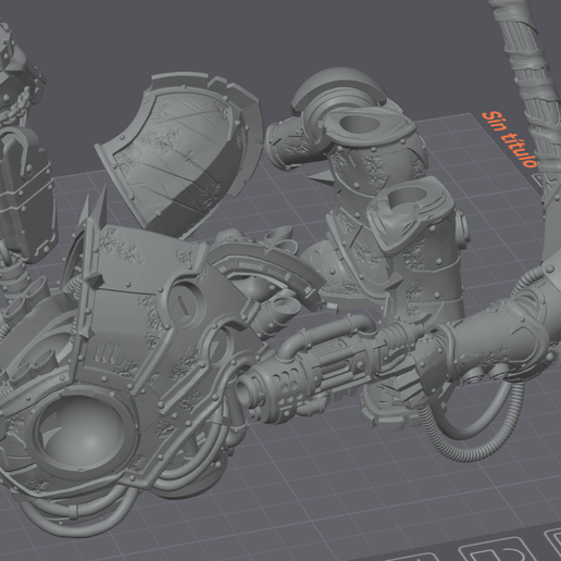 🤴 Plague King Mortarion.・Archivo STL para Impresión 3D・Cults