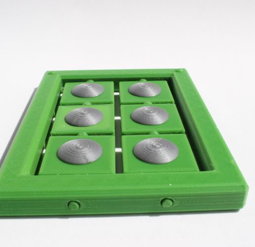 🧑‍🏫 Braille cell - letter learning kit・Free STL File for ・Cults