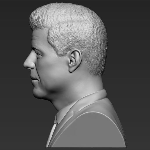 👤 John F. Kennedy bust for full color 3D printing・ 3D File for 3D ...