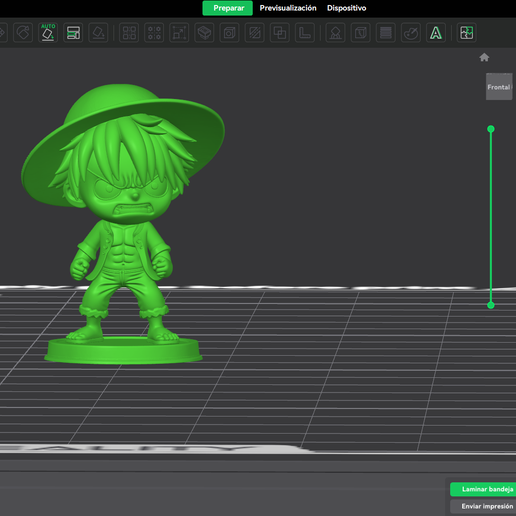 🐒 Modelo 3D Monkey D. Luffy STL & 3MF・Archivo STL para Impresión 3D・Cults