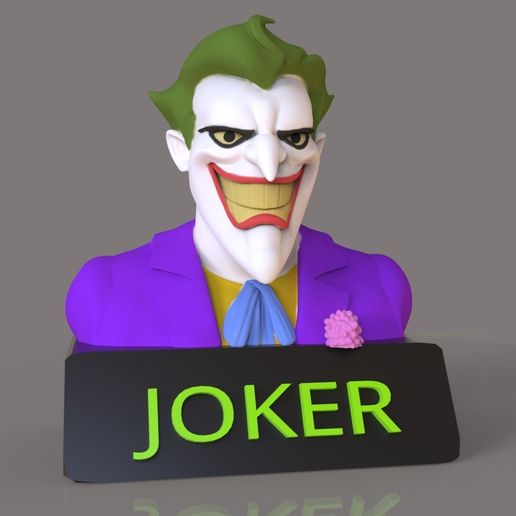 🃏 The Joker Bust・ STL File for 3D printing・Cults