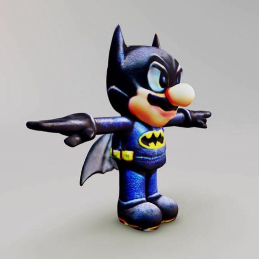 Archivo STL gratis Mario Bros - Batman Funko 🦸 ・Modelo imprimible en 3D ...