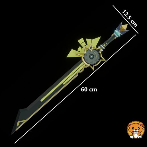 🗡️ Peak Patrol Song - Xilonen Signature Sword - Genshin Impact・ STL ...