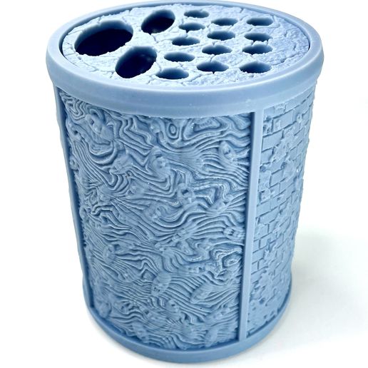 🪴 Texture Pot Palette (Paint Brush Storage and Texture Palette)・ 3D ...